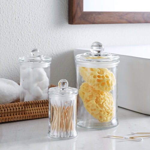 Winston Porter 3 Piece Apothecary Jar Set And Reviews Wayfair